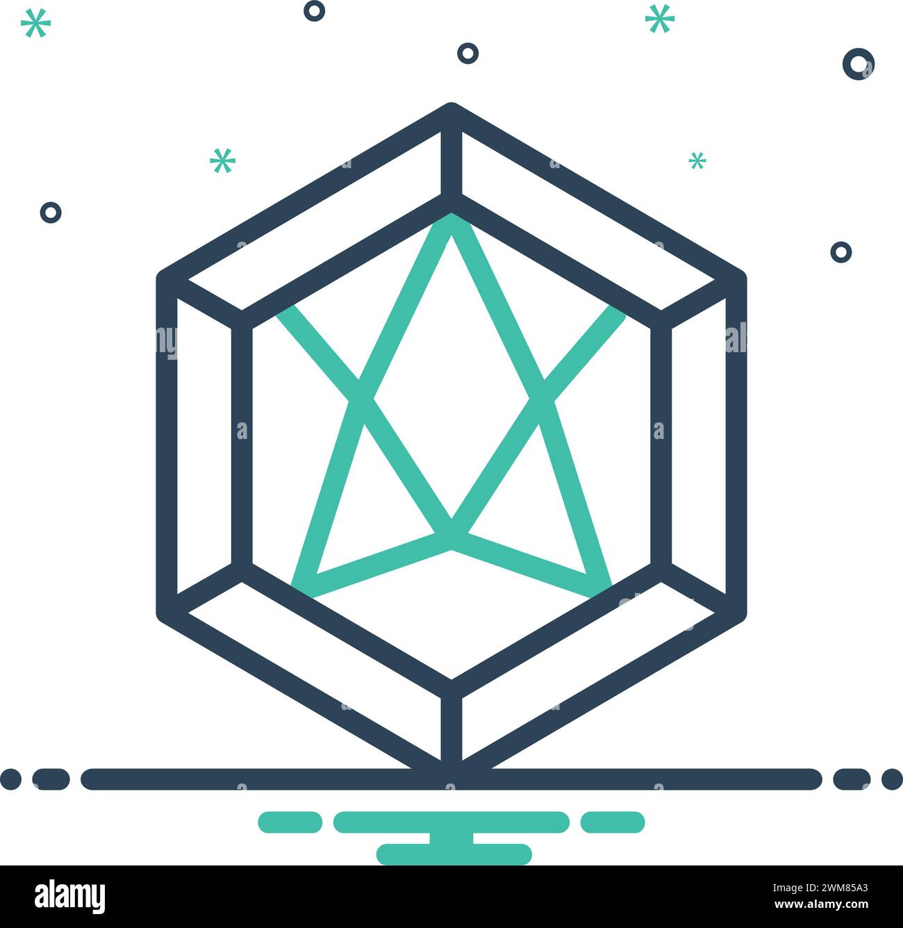 Poly crystal Stock Vector Images - Alamy