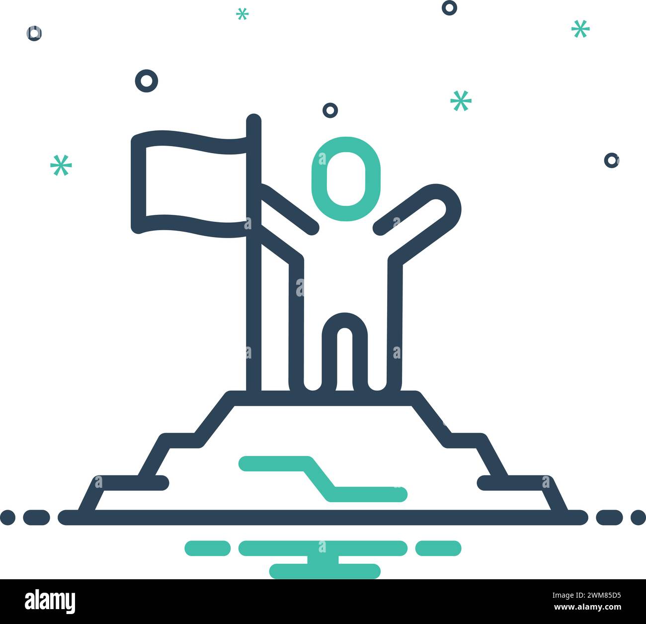 Icon for pioneer,achiever Stock Vector Image & Art - Alamy