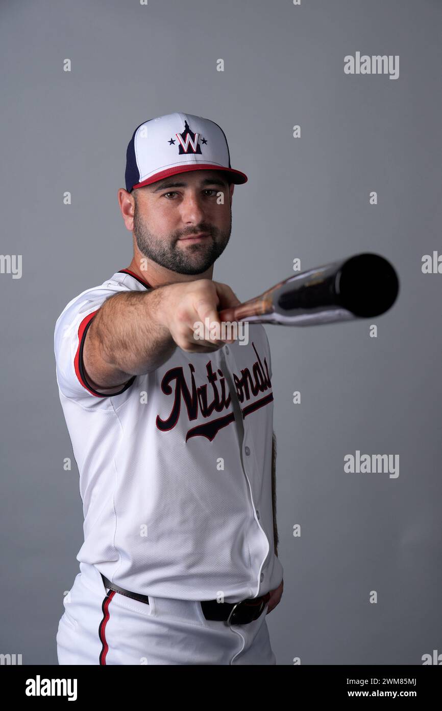 This is a 2024 photo of Jake Alu of the Washington Nationals baseball ...