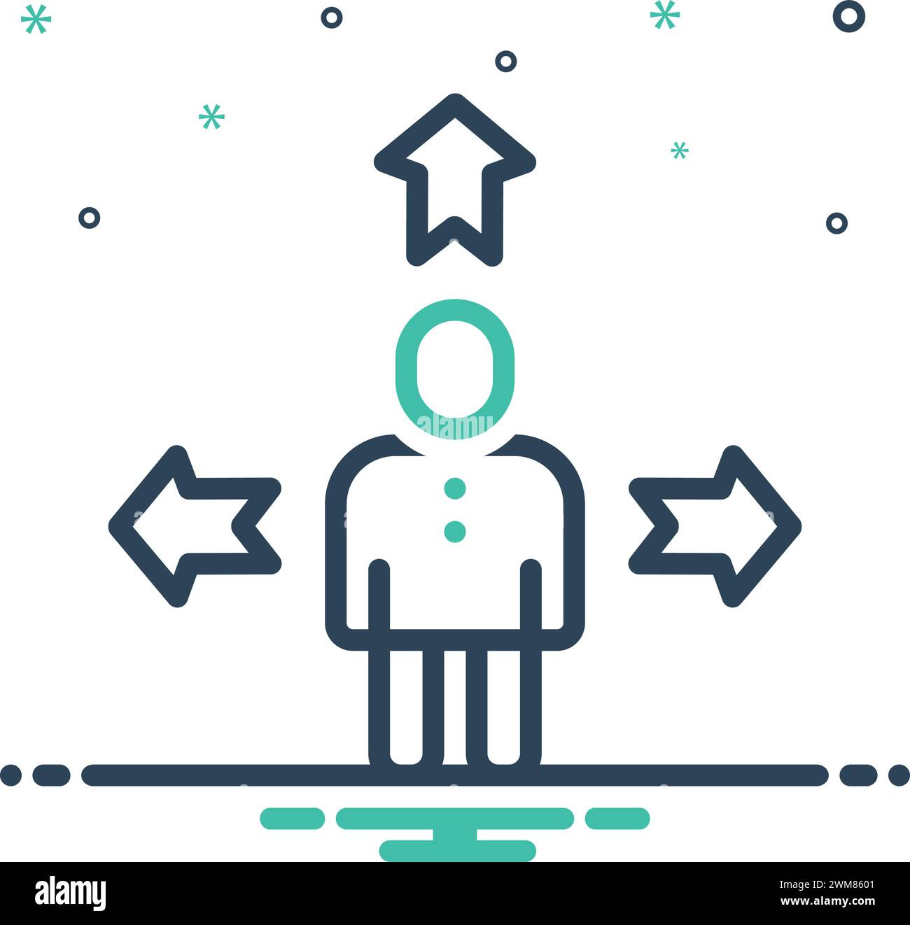 Icon for decide,take the plunge Stock Vector Image & Art - Alamy