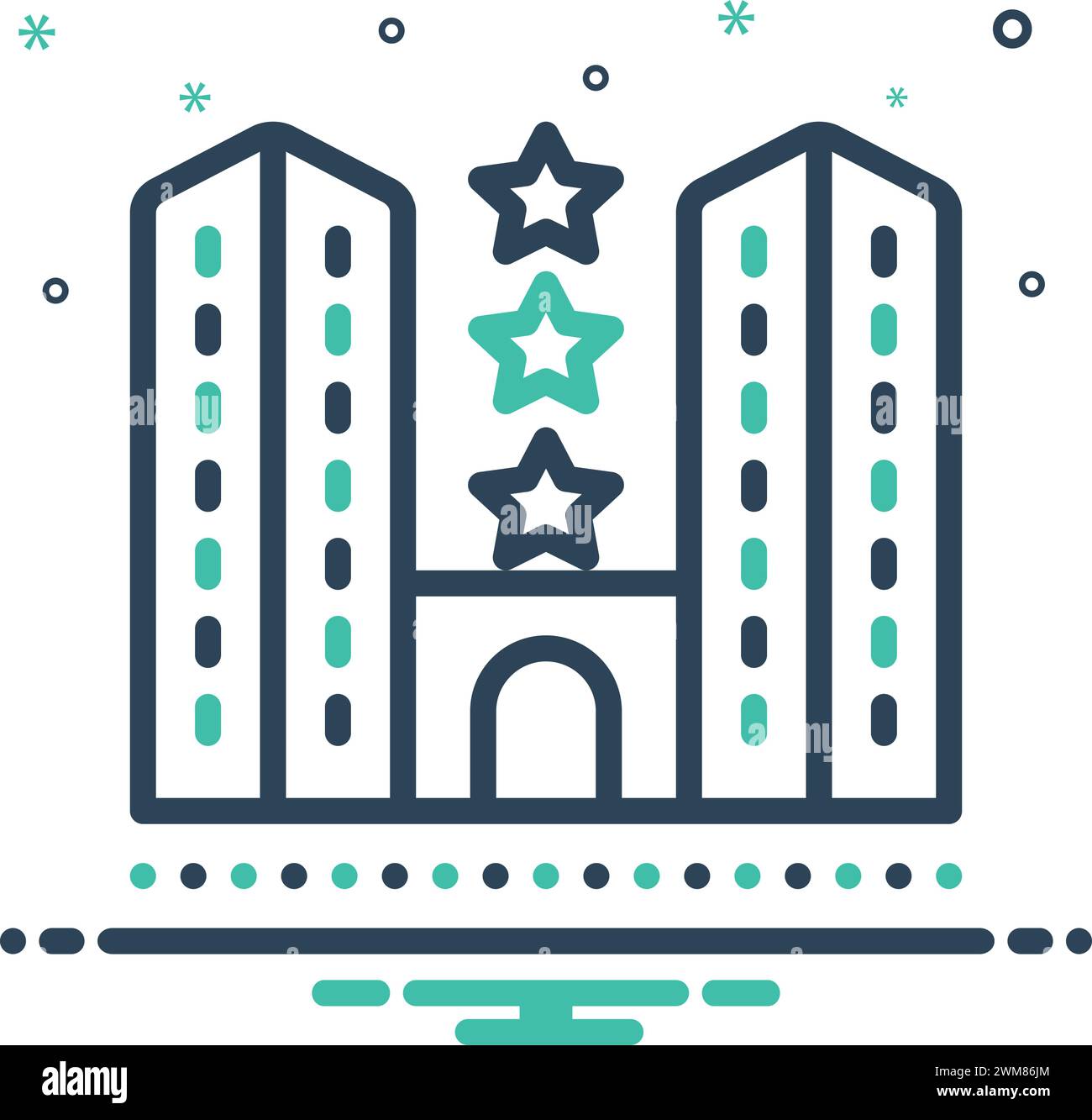 Deluxe hotel Stock Vector Images - Alamy