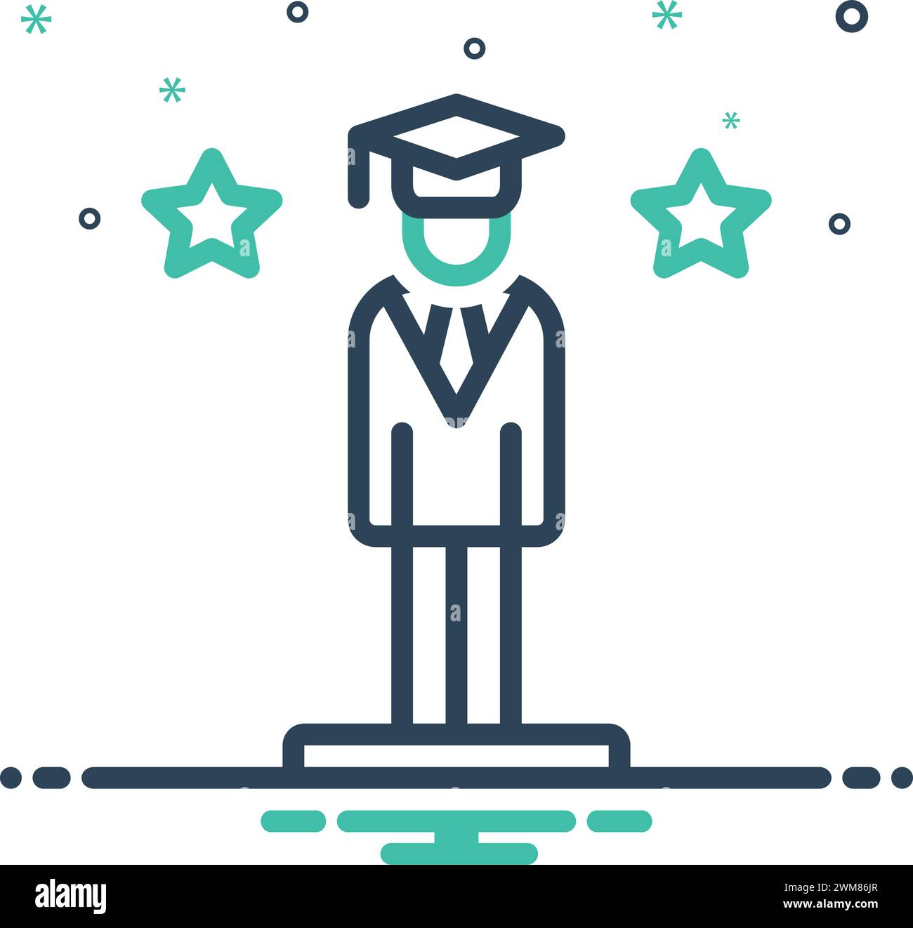 Icon for undergraduate,bachelor Stock Vector Image & Art - Alamy