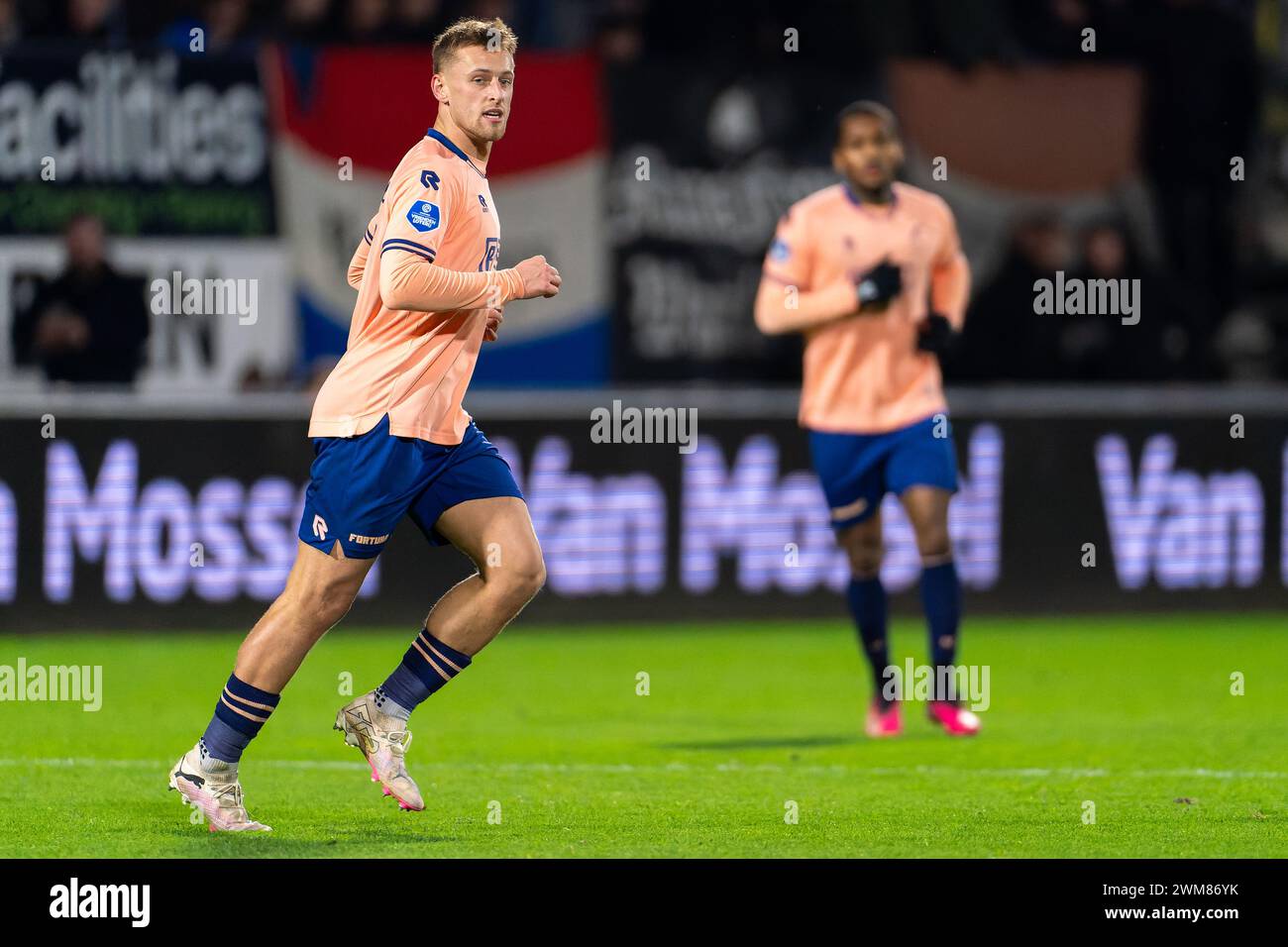 Waalwijk, Netherlands. 24th Feb, 2024. WAALWIJK, NETHERLANDS - FEBRUARY 24: Kaj Sierhuis of ...