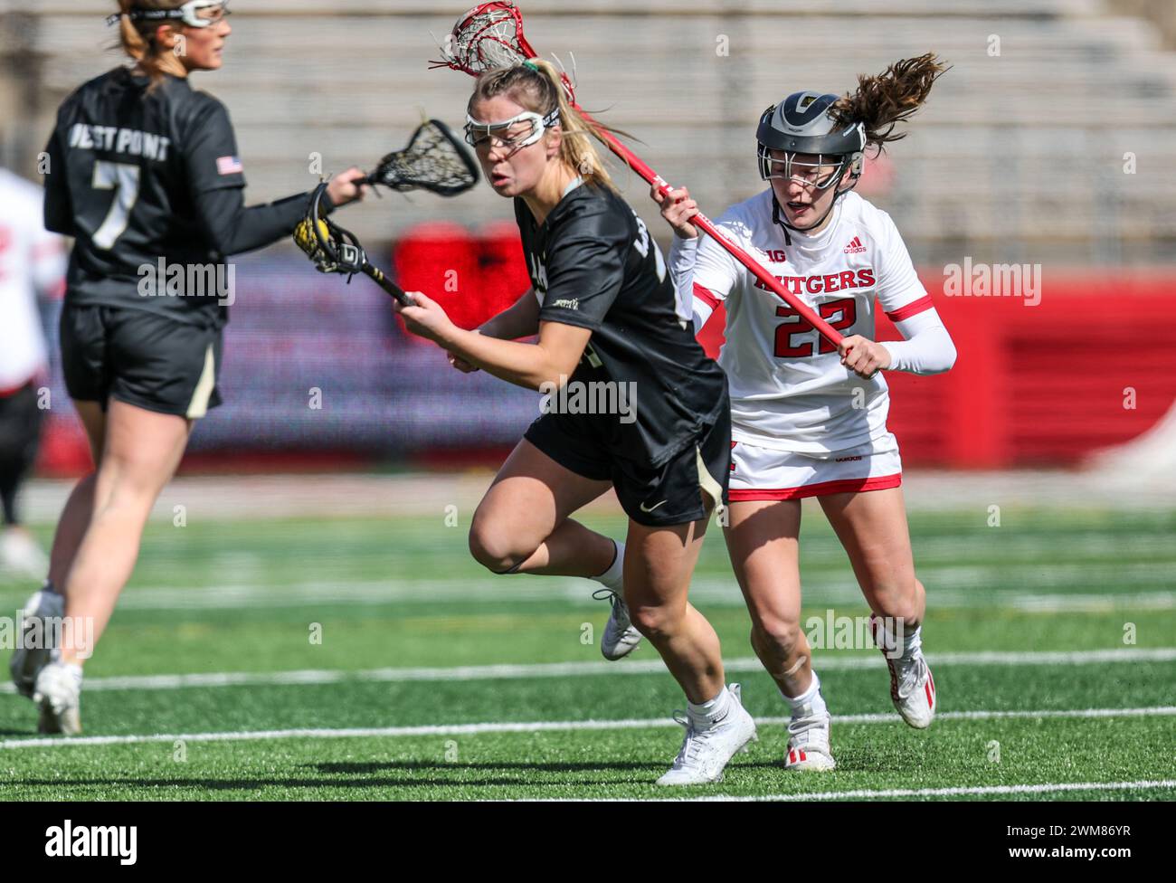 Piscataway, NJ, USA. 24th Feb, 2024. Army West Point attack Allison ...