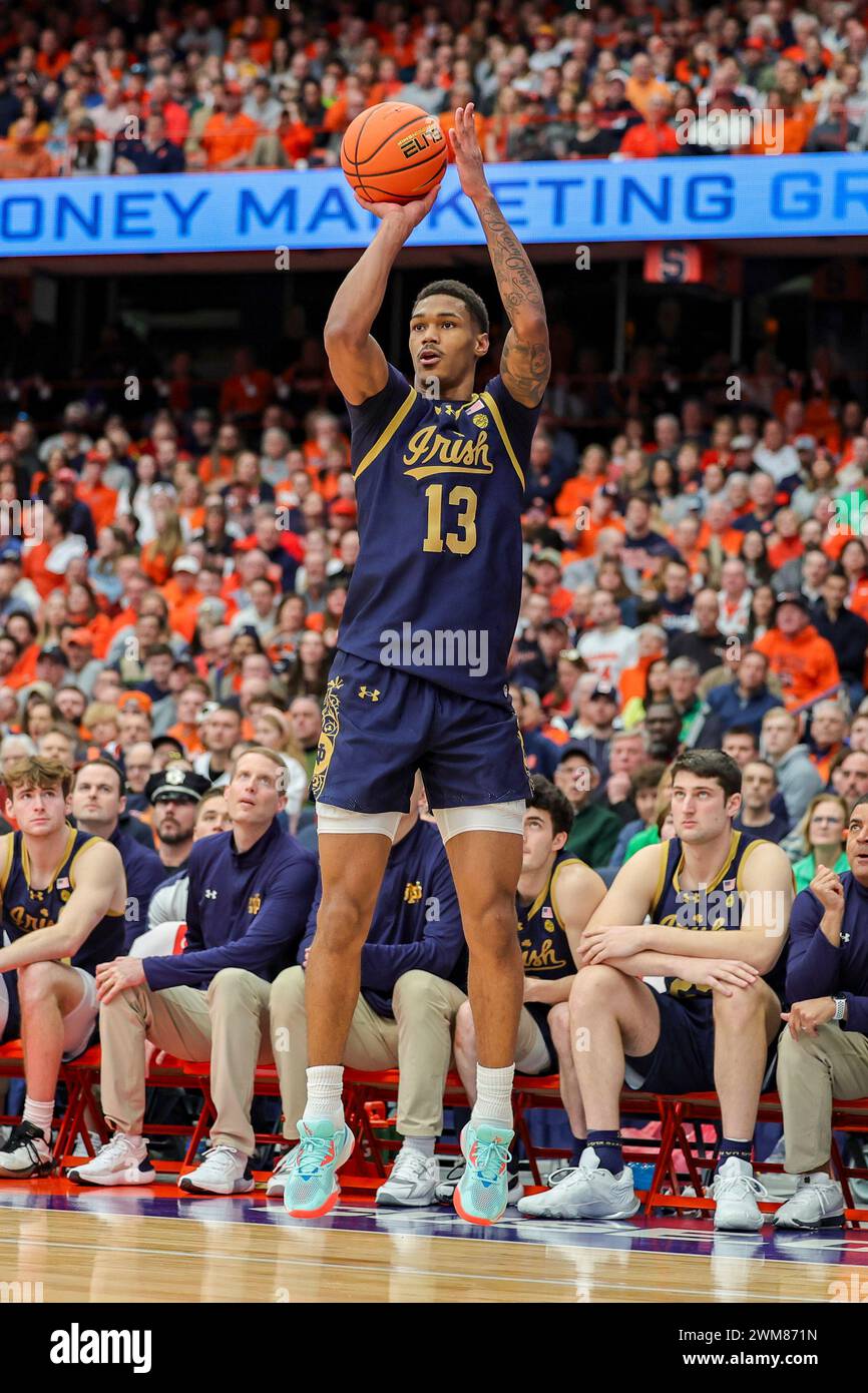 Syracuse, New York, USA. 24th Feb, 2024. During the ACC conference ...