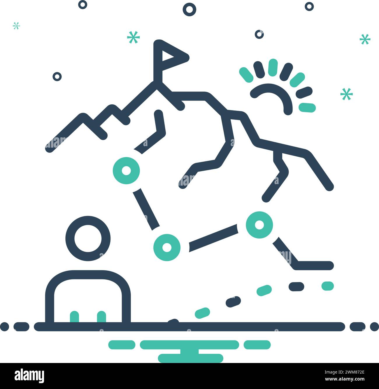 Icon for difficulties,struggling Stock Vector Image & Art - Alamy