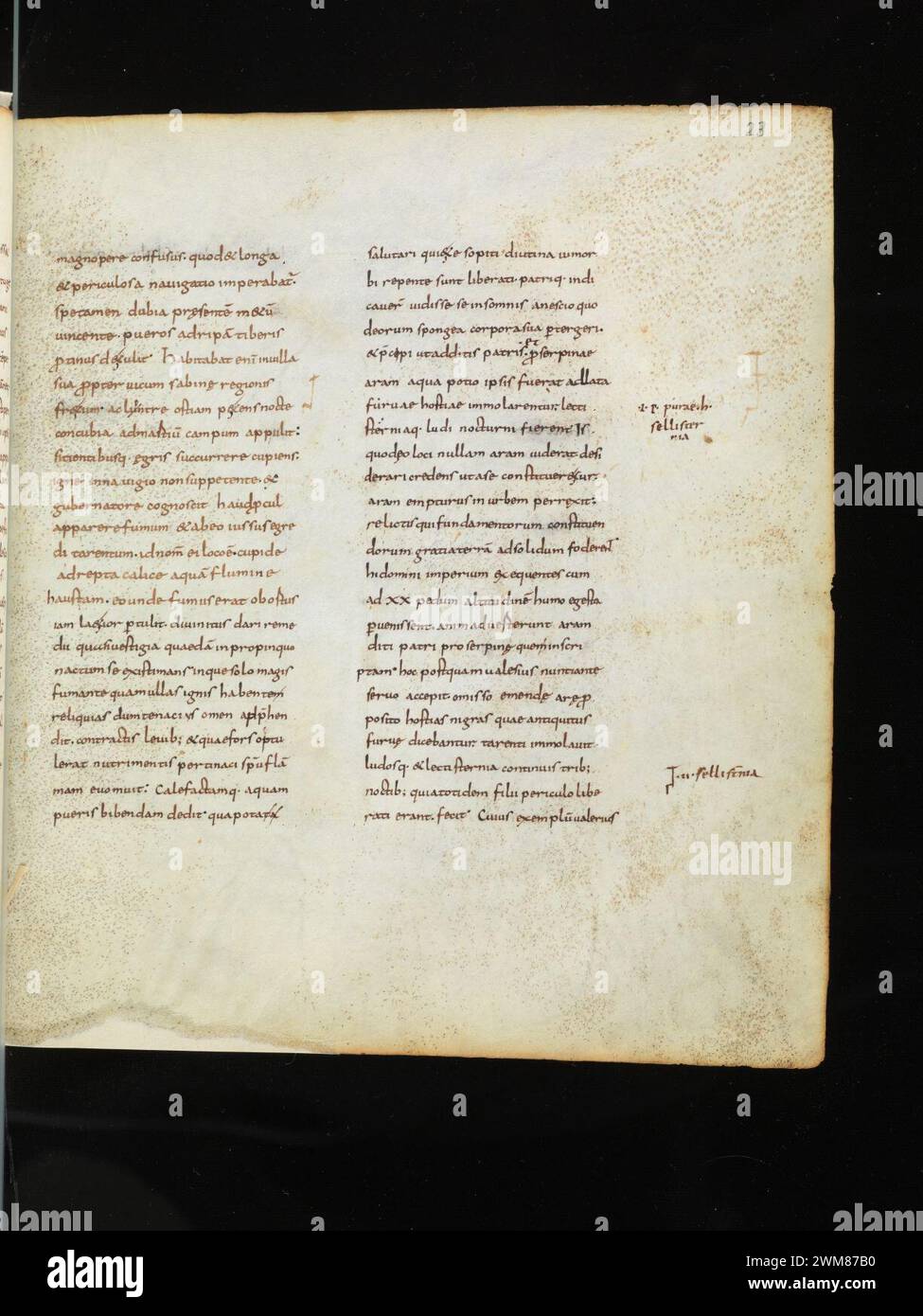 Cod. 366, f. 23r – Valerius Maximus Facta et dicta memorabilia Stock ...