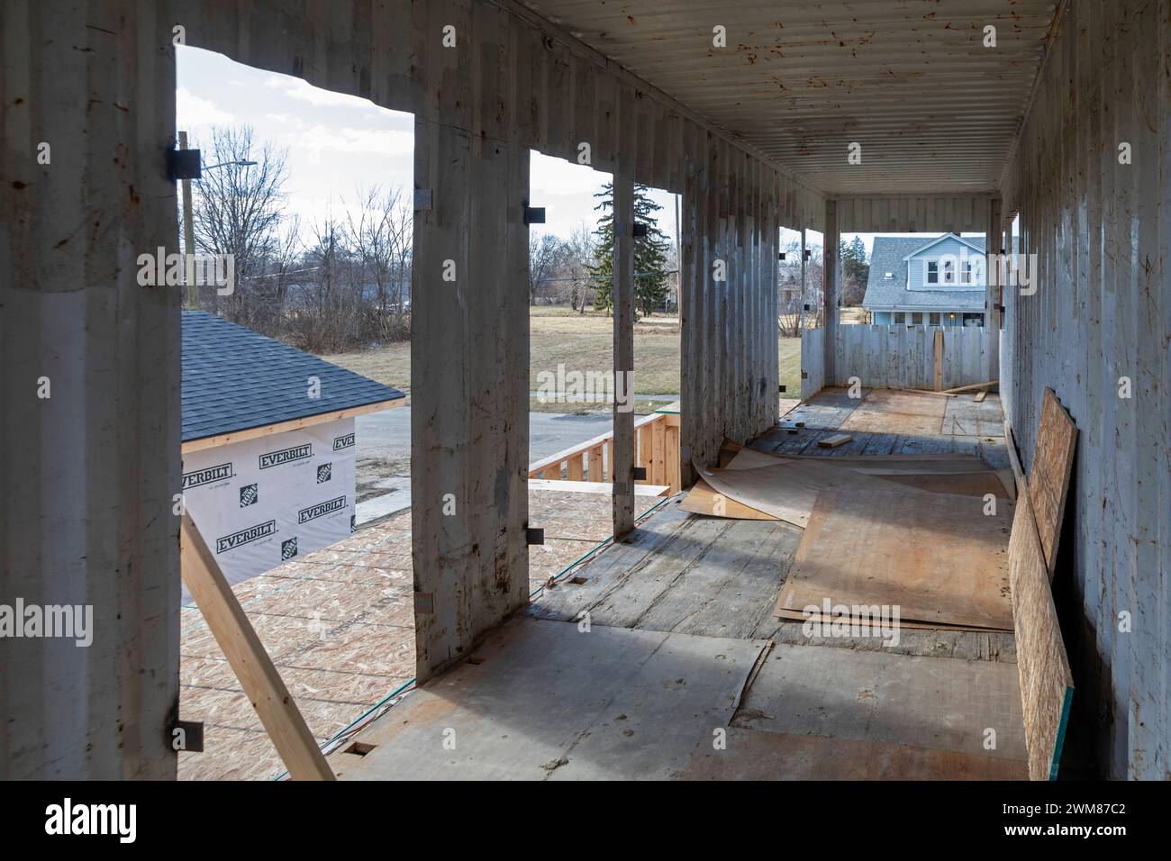 Detroit, Michigan - Homes are being built with used shipping containers ...