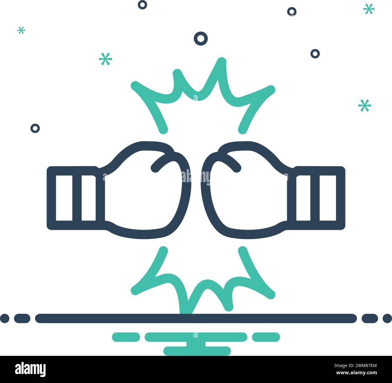 Icon for hits,violence Stock Vector Image & Art - Alamy