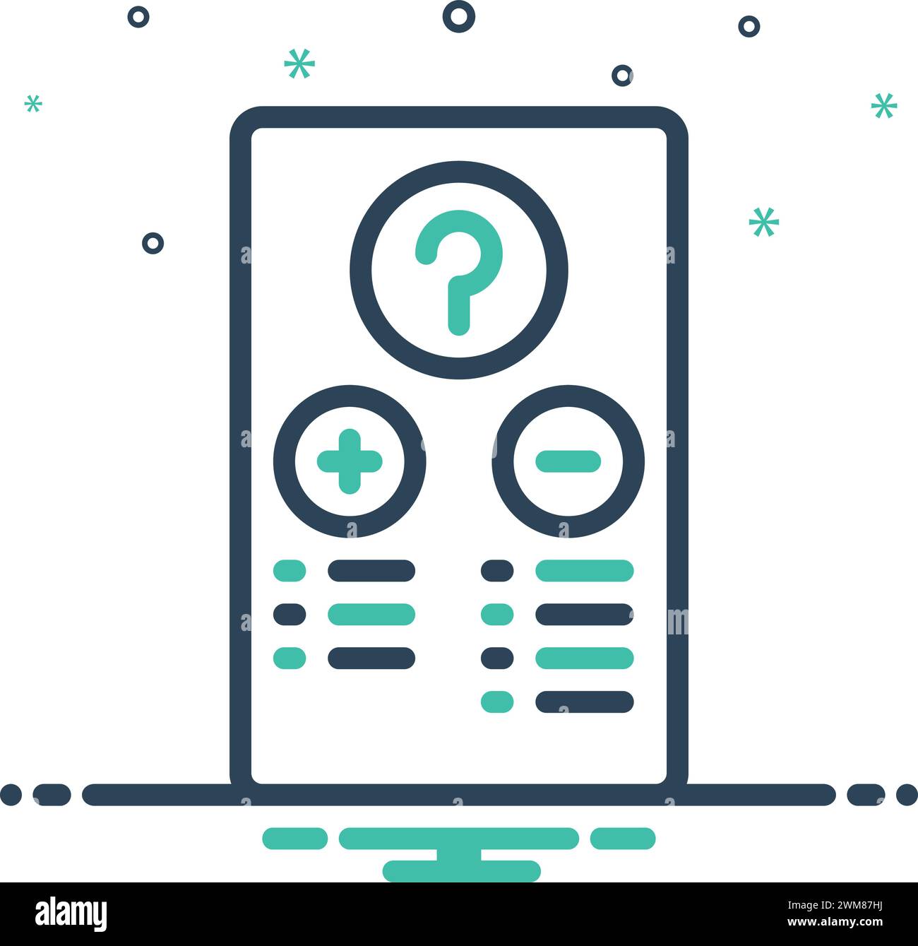 Icon for cons,pros Stock Vector Image & Art - Alamy