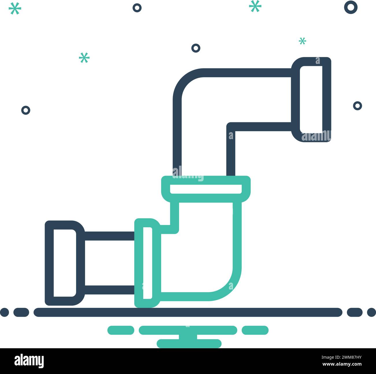 Icon for pvc,pipe Stock Vector Image & Art - Alamy