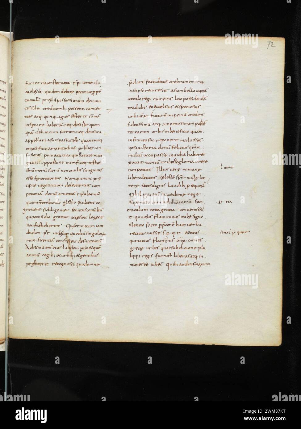 Cod. 366, f. 72r – Valerius Maximus Facta et dicta memorabilia Stock ...