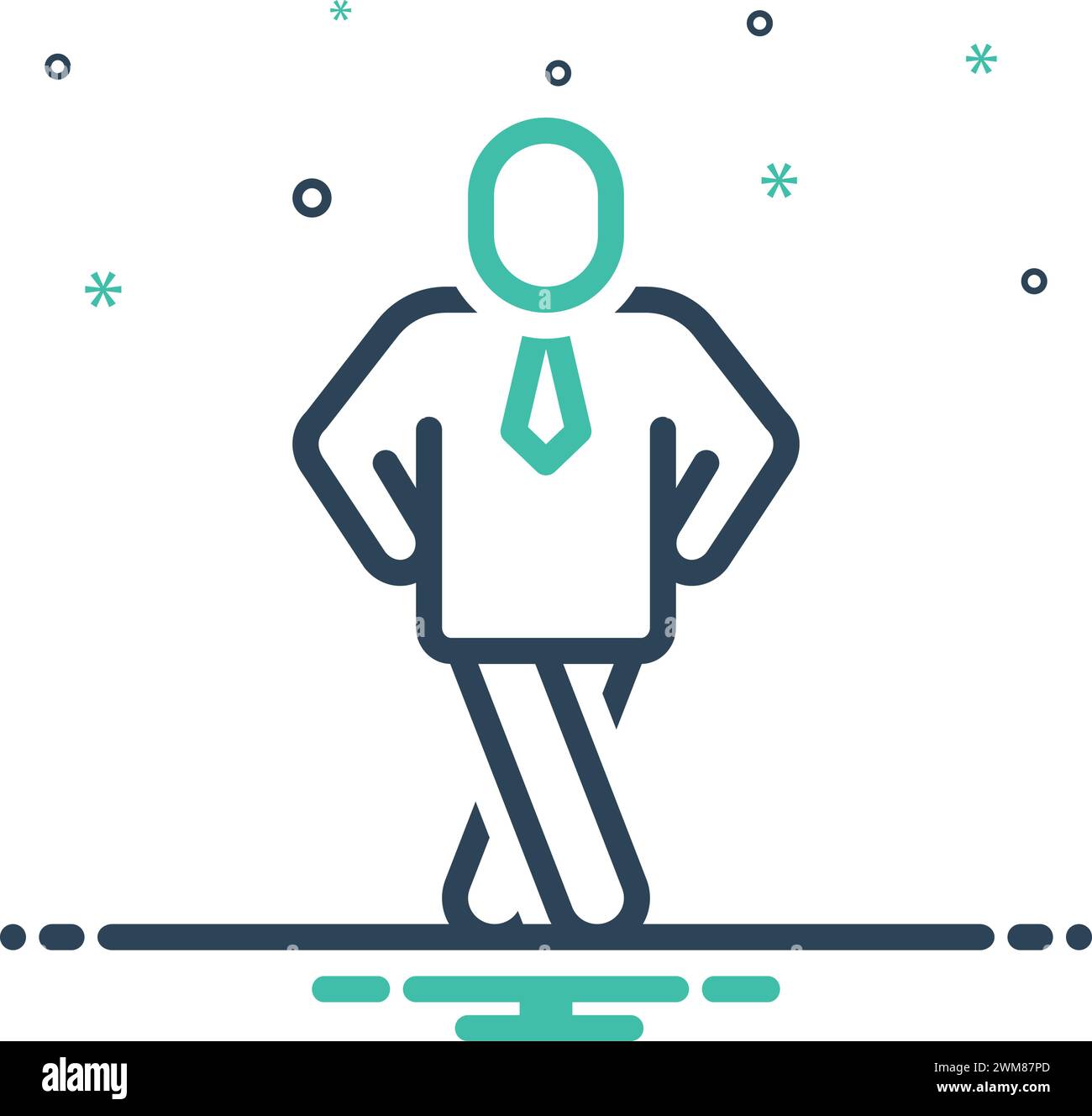 Attitude pose Stock Vector Images - Alamy