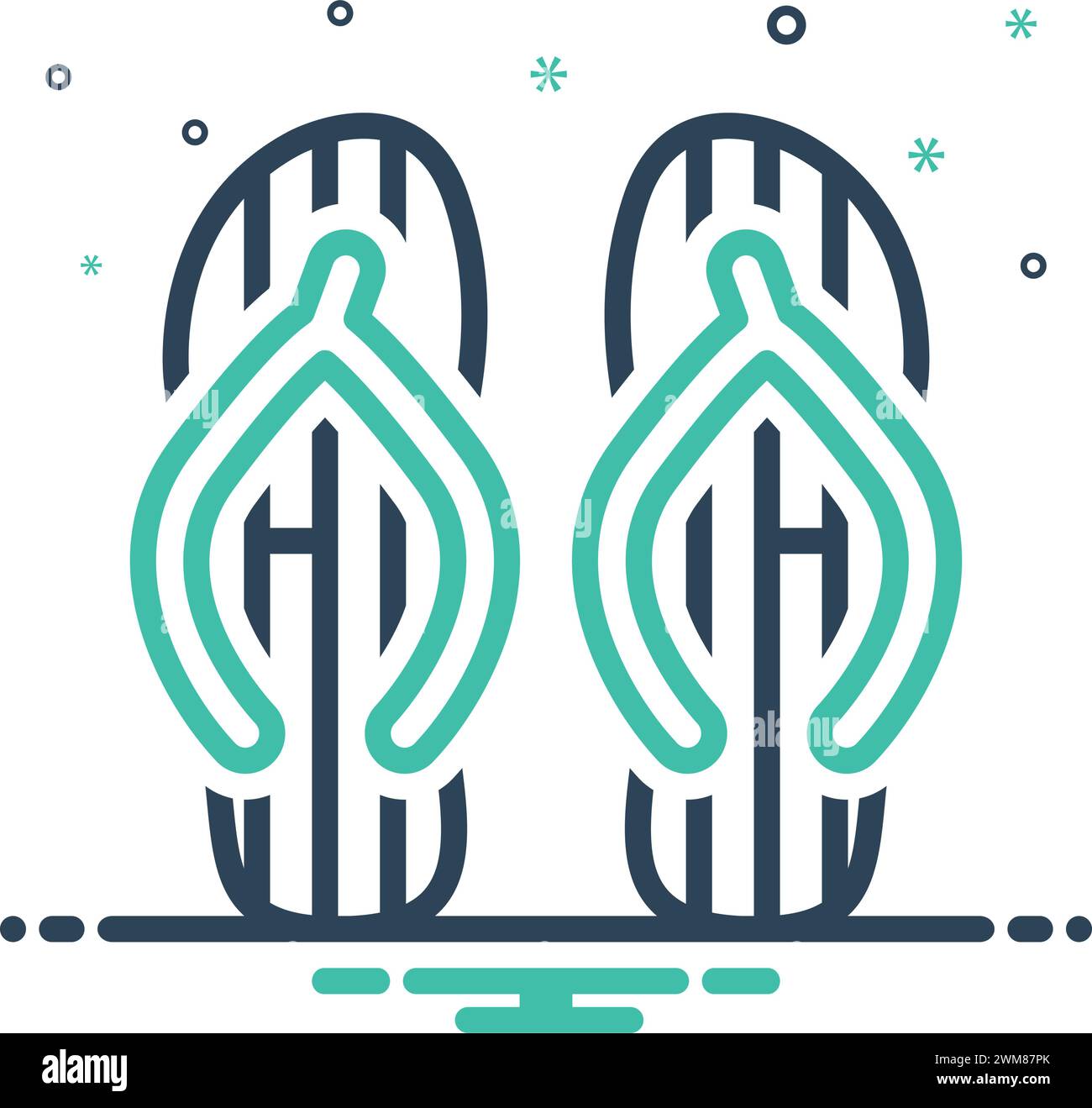 Icon for thongs,slipper Stock Vector Image & Art - Alamy