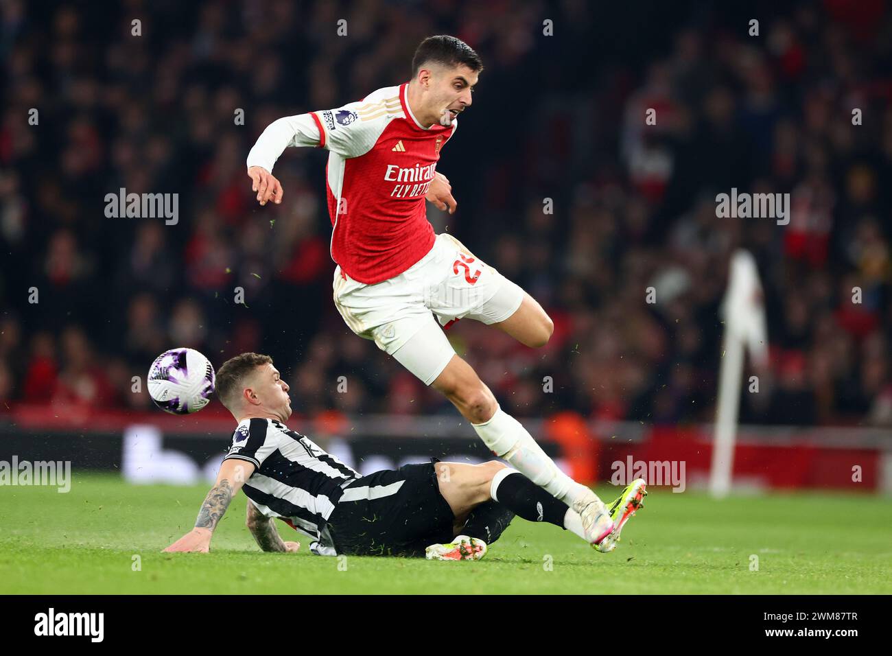 Emirates Stadium, London, UK. 24th Feb, 2024. Premier League Football ...