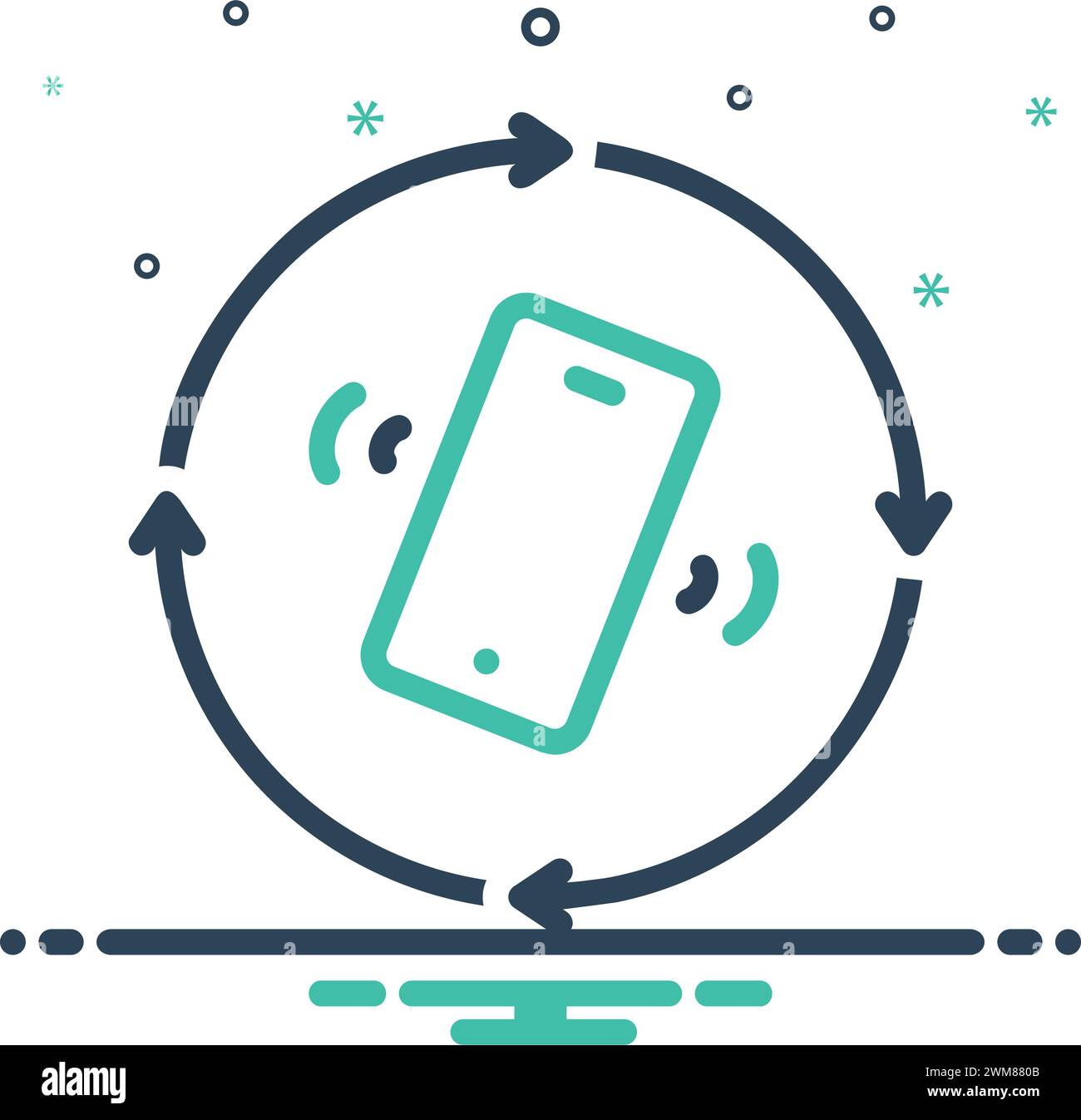 Icon for continuously,consecutive Stock Vector Image & Art - Alamy