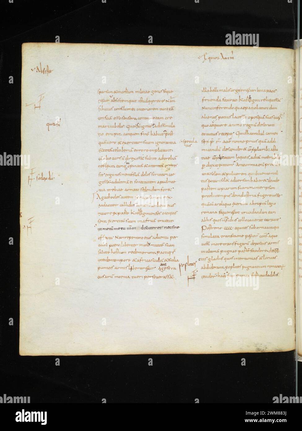 Cod. 366, f. 119v – Valerius Maximus Facta et dicta memorabilia Stock ...