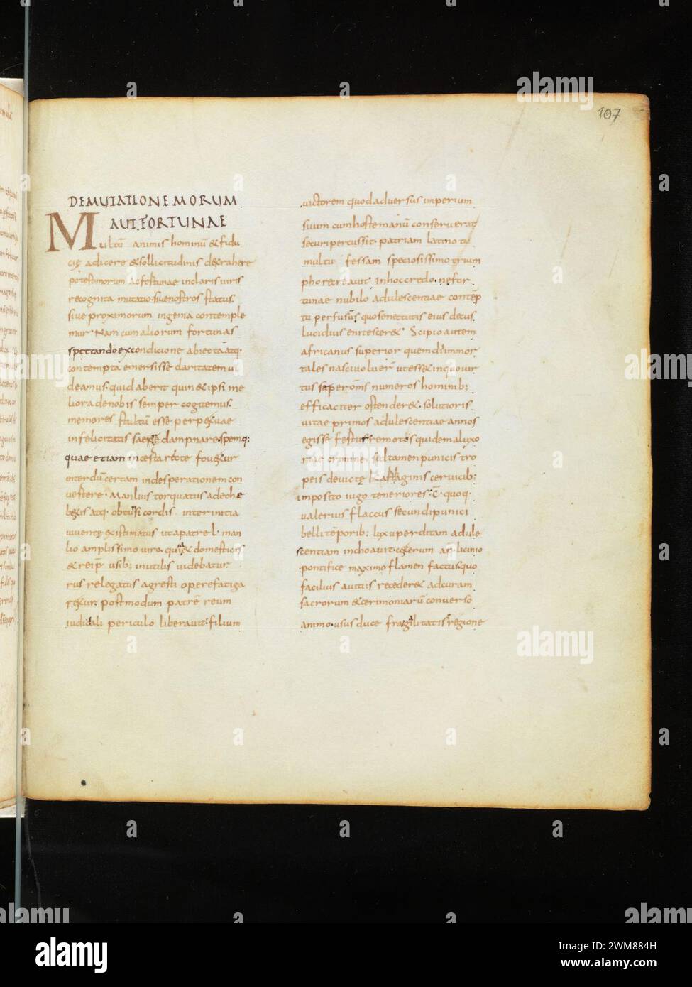 Cod. 366, f. 107r – Valerius Maximus Facta et dicta memorabilia Stock ...