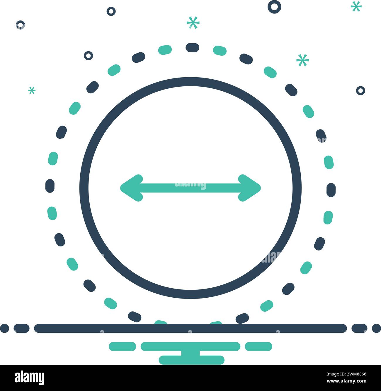 Icon for sized,radius Stock Vector Image & Art - Alamy