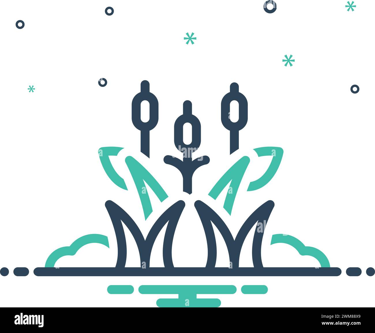 Icon for marsh,bog Stock Vector Image & Art - Alamy