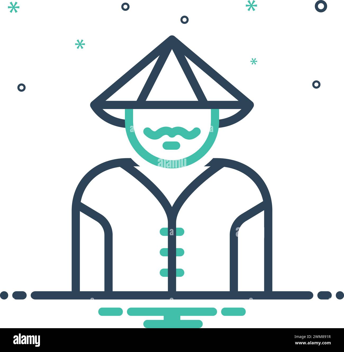 Vietnamese icon Stock Vector Images - Alamy