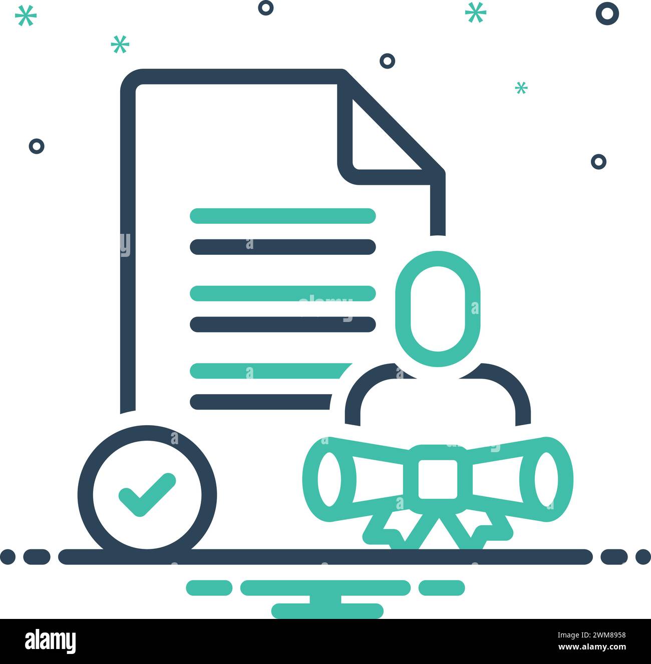 Qualify vector vectors hi-res stock photography and images - Alamy