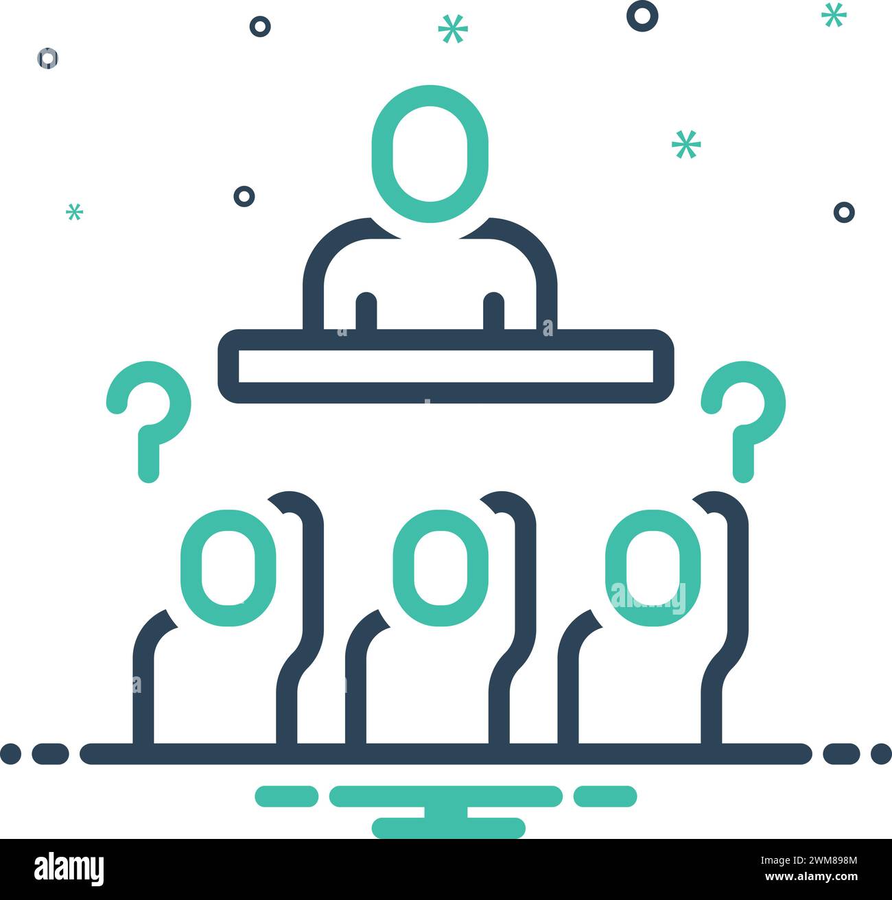 Questioning vector vectors Stock Vector Images - Alamy