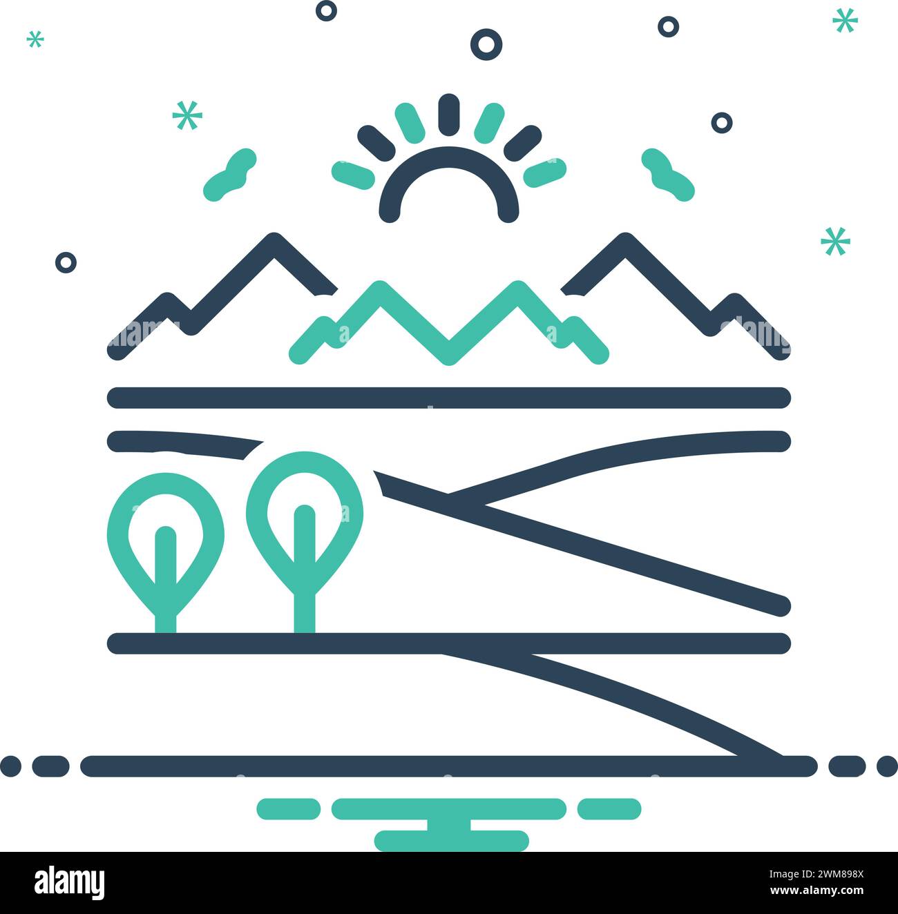 Icon for landscape,scenery Stock Vector Image & Art - Alamy