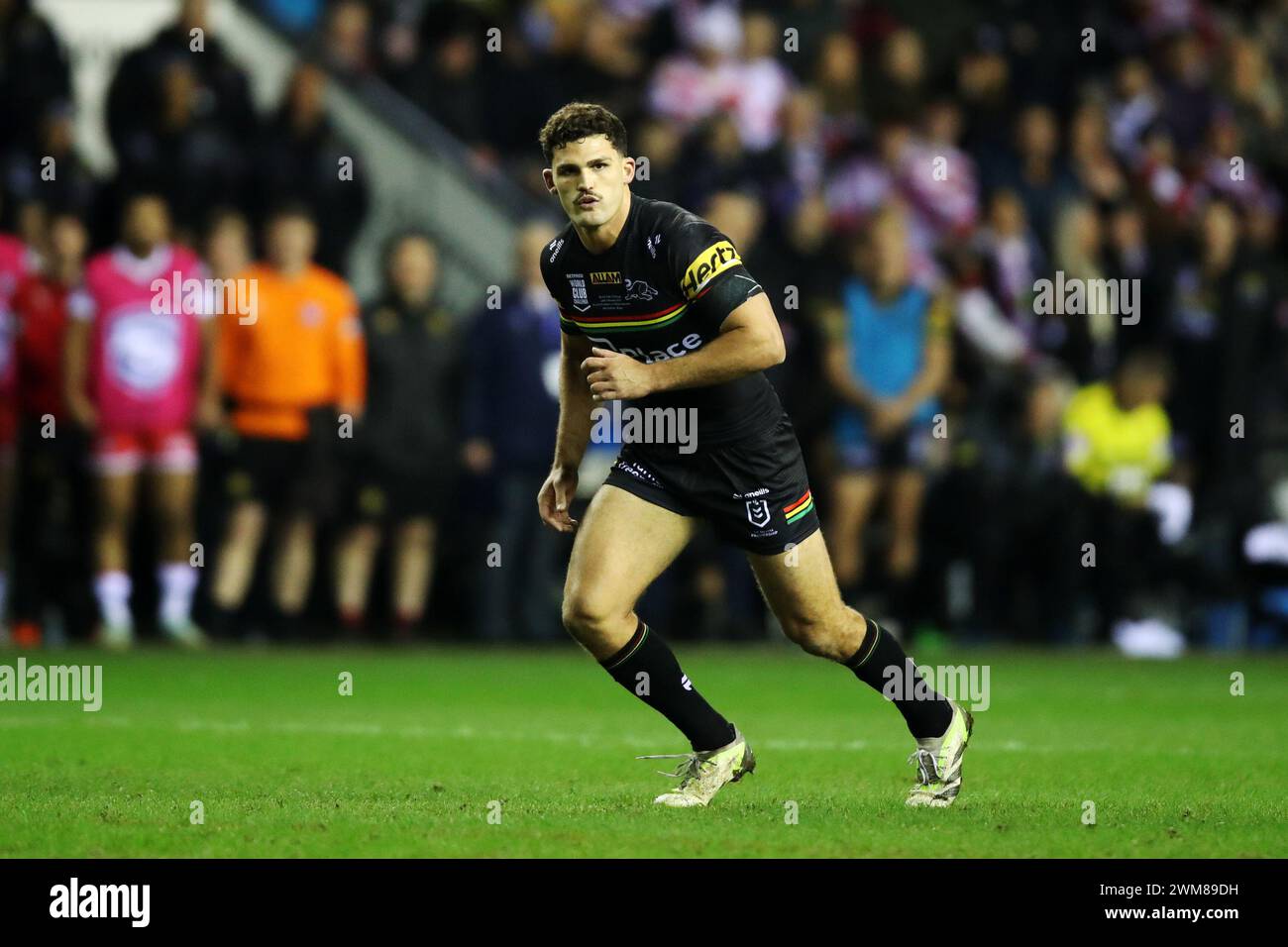 Penrith Panthers' Nathan Cleary during the Betfred World Club Challenge ...