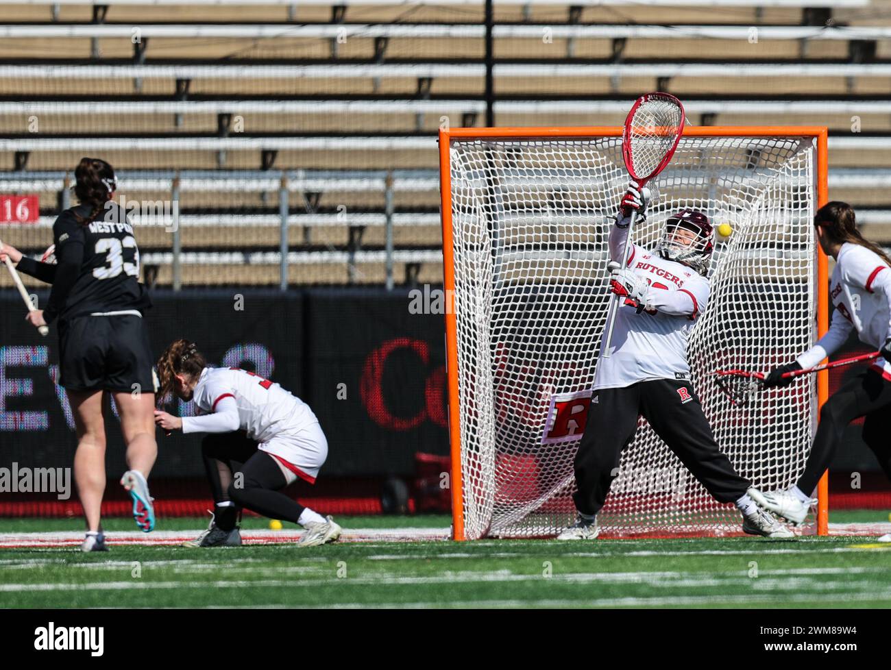 Piscataway, NJ, USA. 24th Feb, 2024. Army West Point attack Lily ...