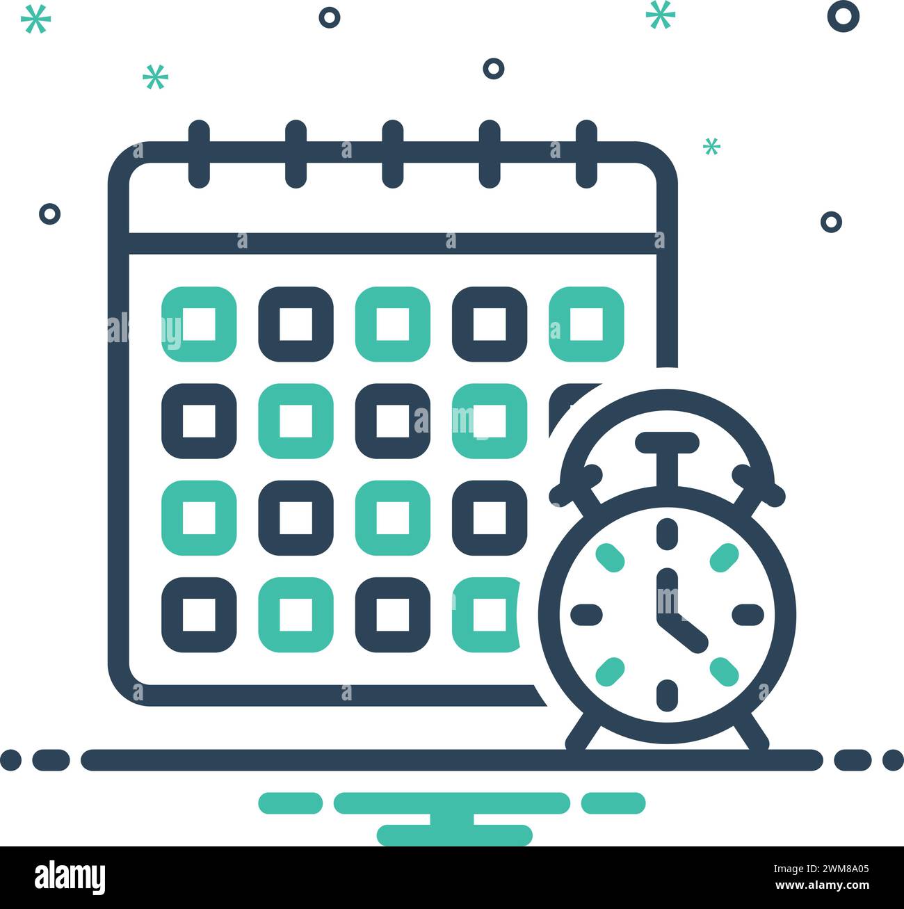 Timeframe duration Stock Vector Images - Alamy