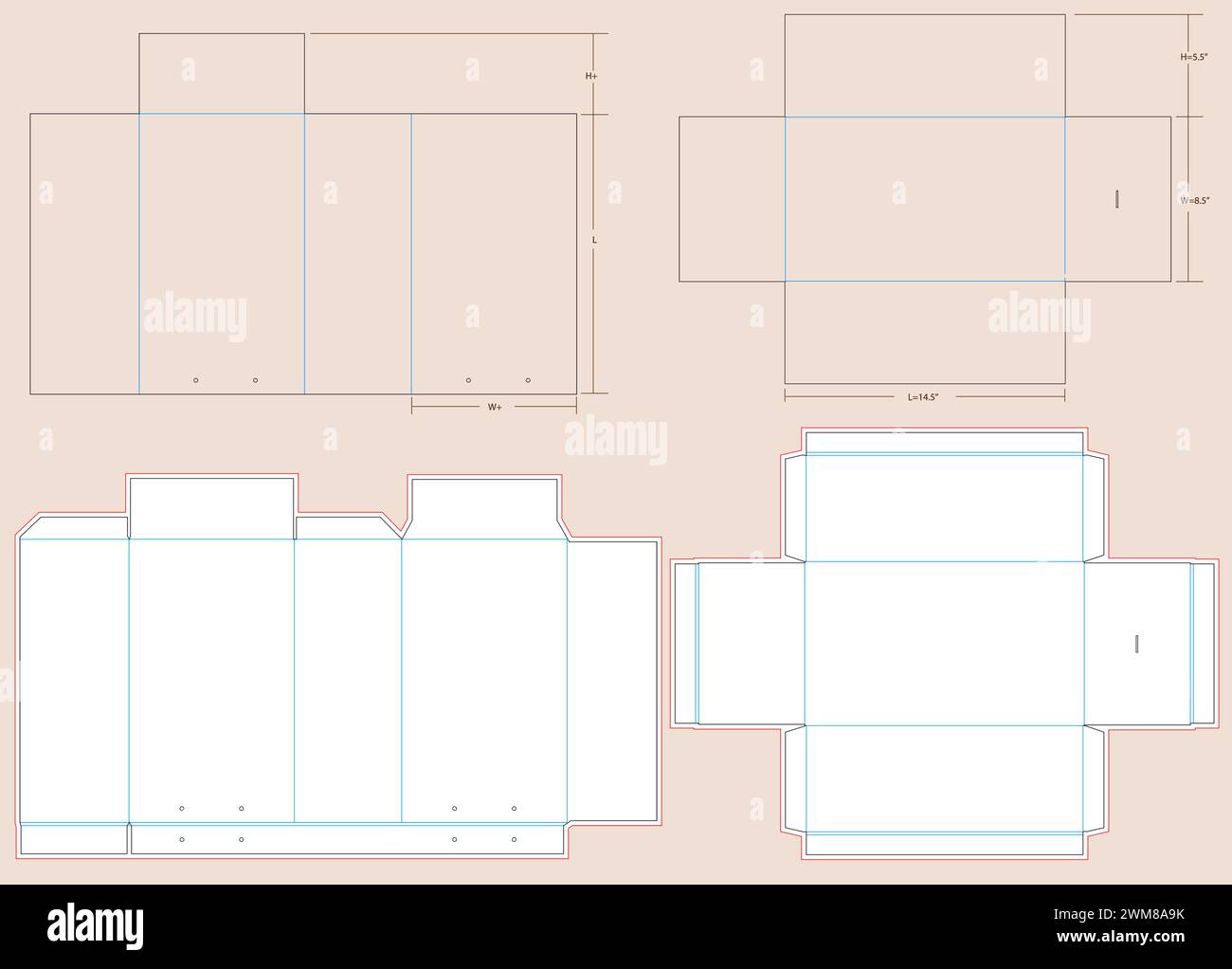 Sliding with rope handle Shoe Box Extra Large size 14.5 X 8.5 X 5.5 ...