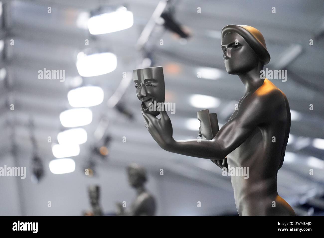 The SAG Actor statue on display at the 30th annual Screen Actors Guild ...