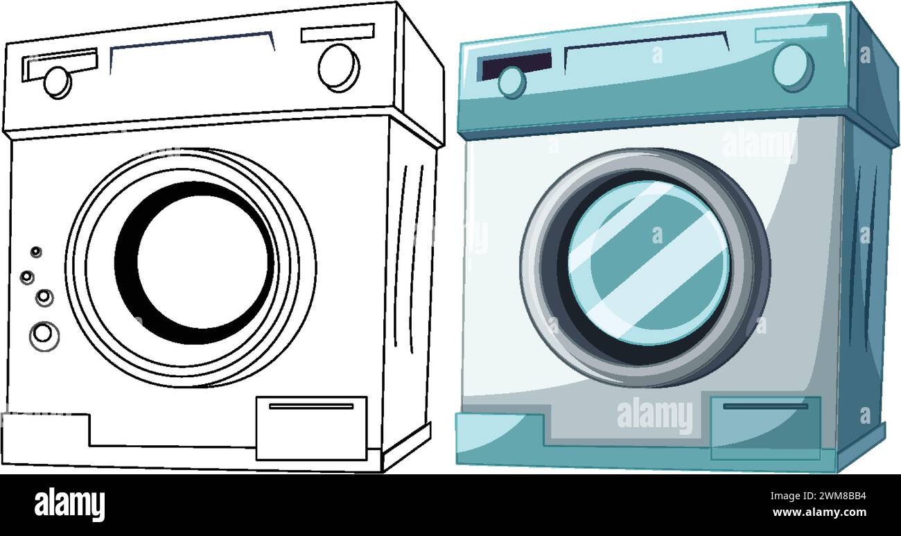 Vector illustration of two stylized washers Stock Vector Image & Art ...