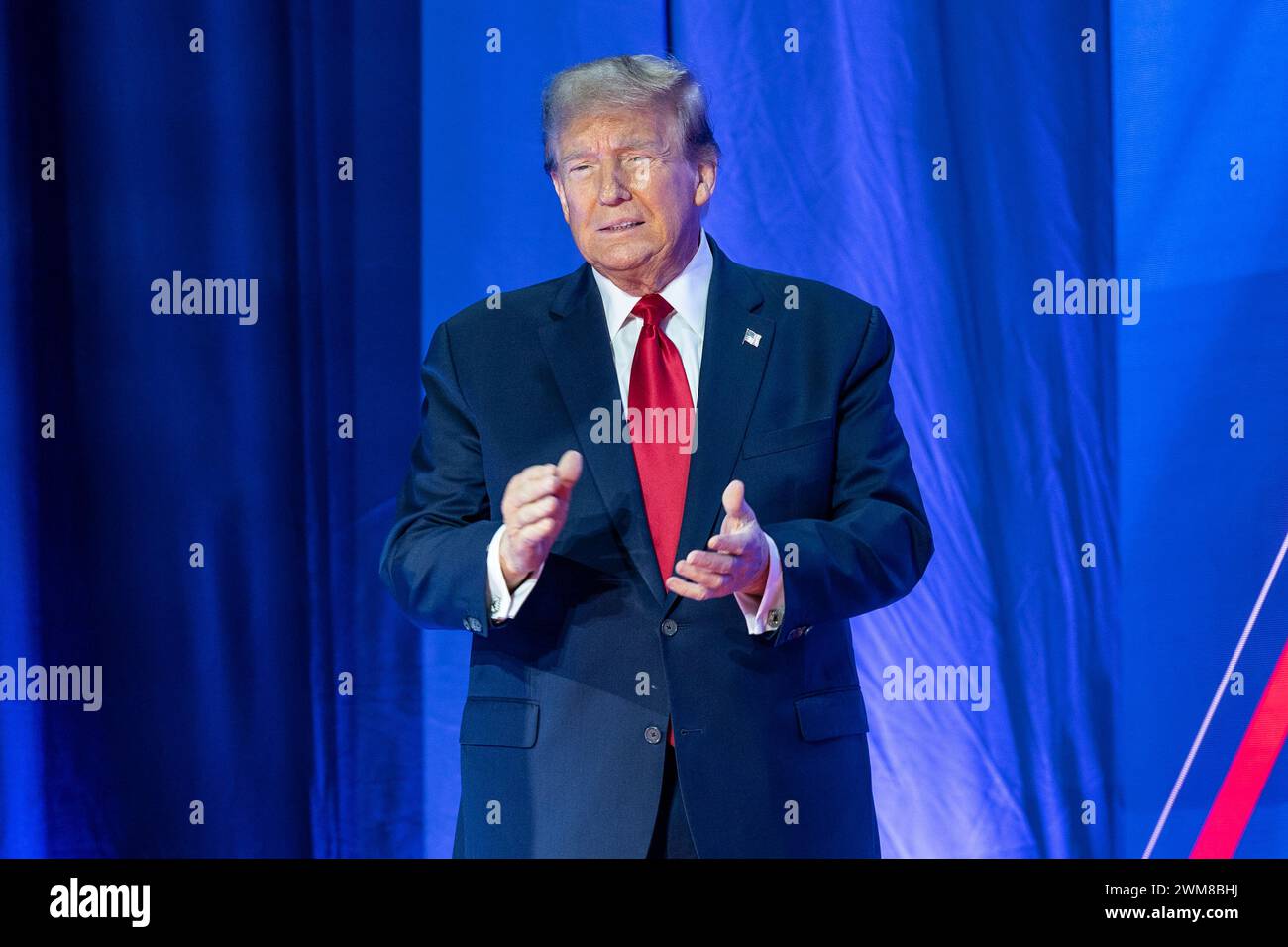 Washington Dc, USA. 24th Feb, 2024. Former President Donald J. Trump ...