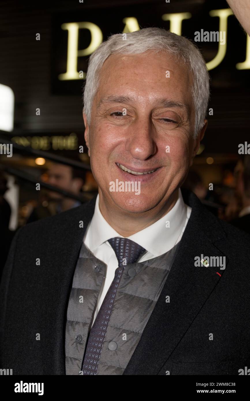 Paris, France. 24th Feb, 2024. Stéphane Layani attends the 60th ...