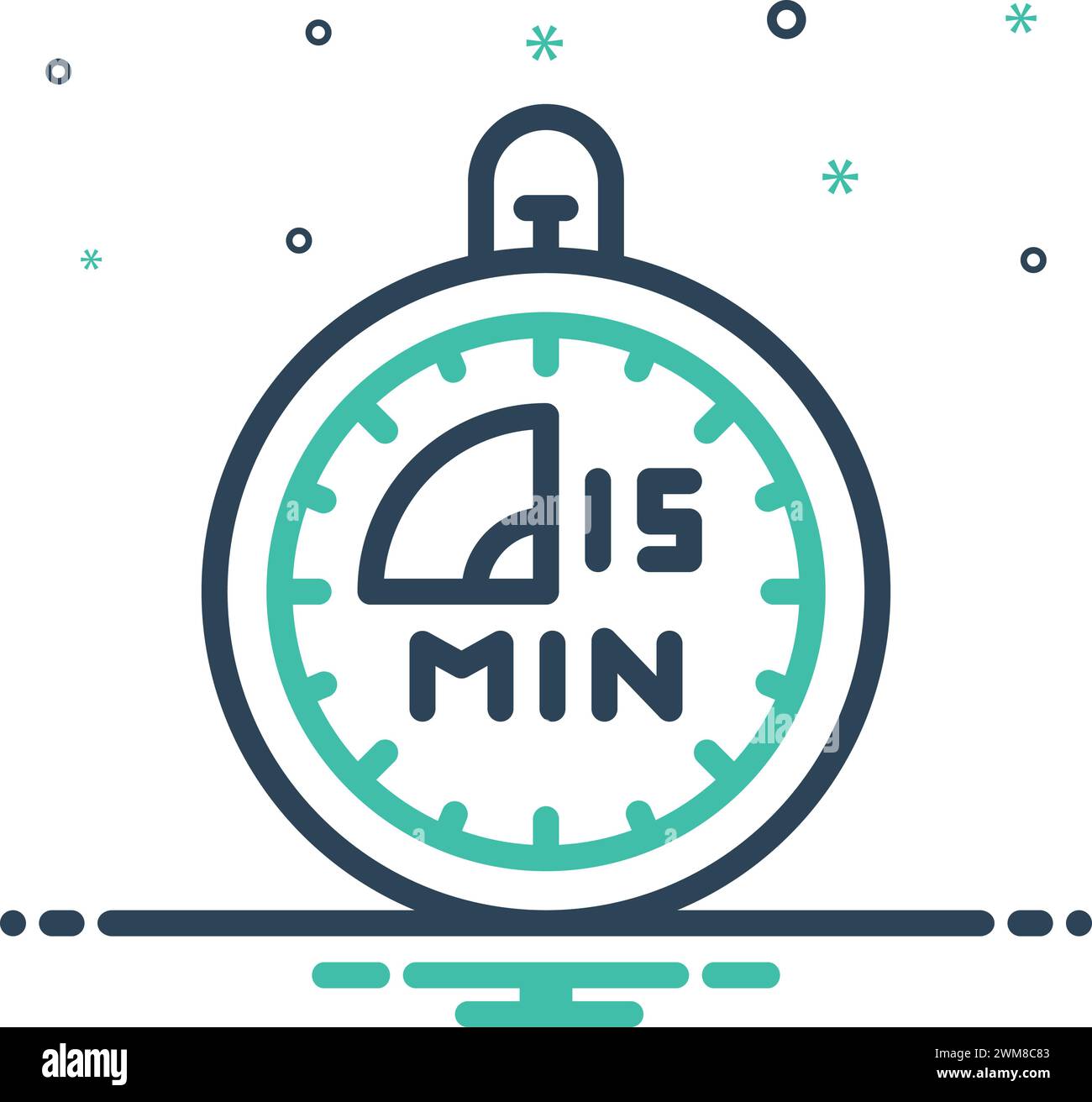 Timekeeper clock Stock Vector Images - Alamy