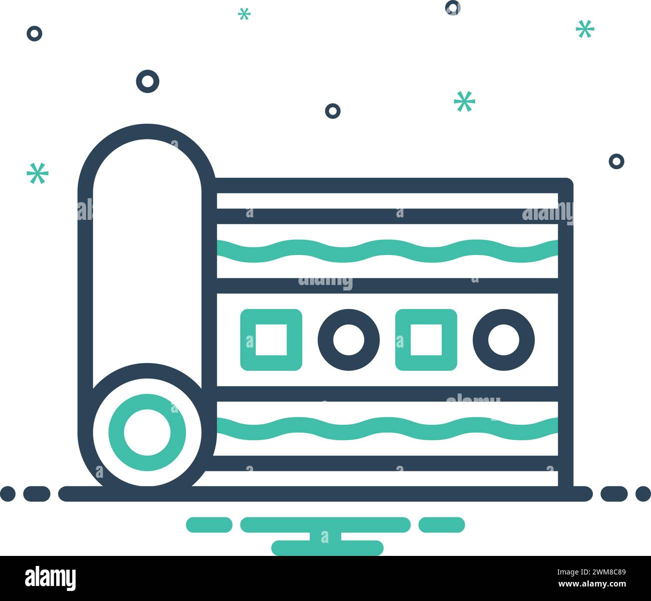 Fabric weft Stock Vector Images - Alamy