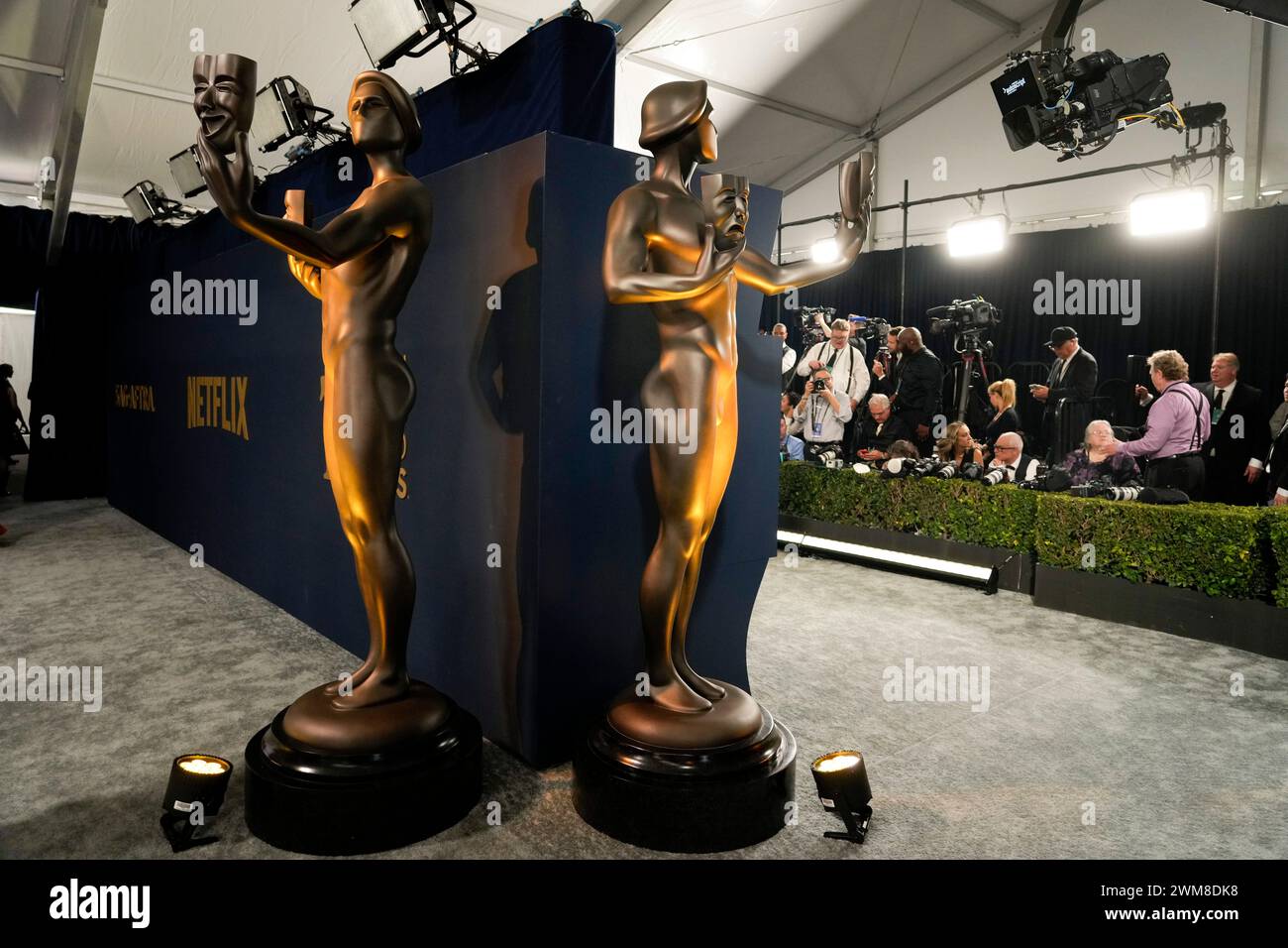 The SAG Actor statue on display at the 30th annual Screen Actors Guild ...