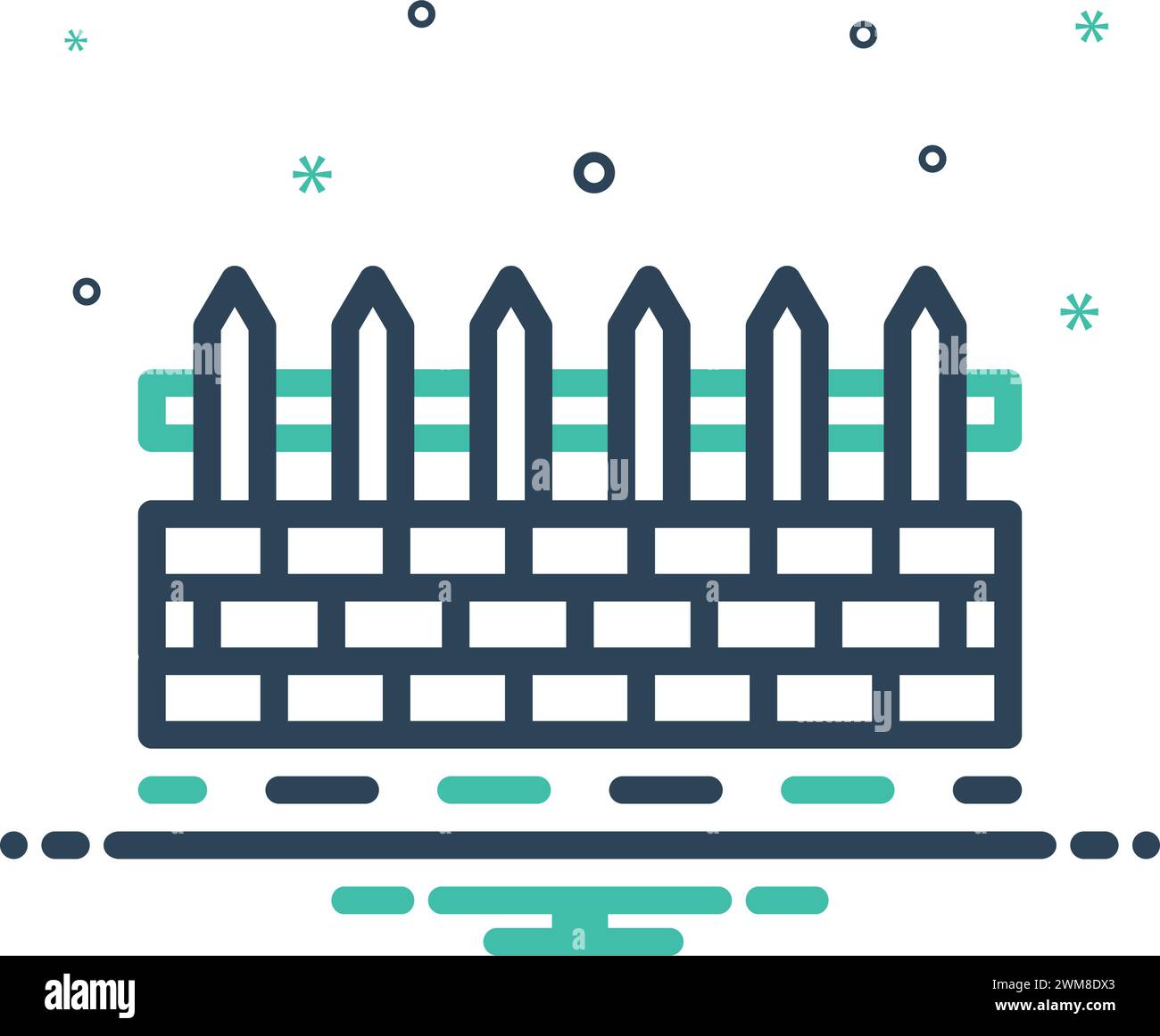 Boundary borderline Stock Vector Images - Alamy