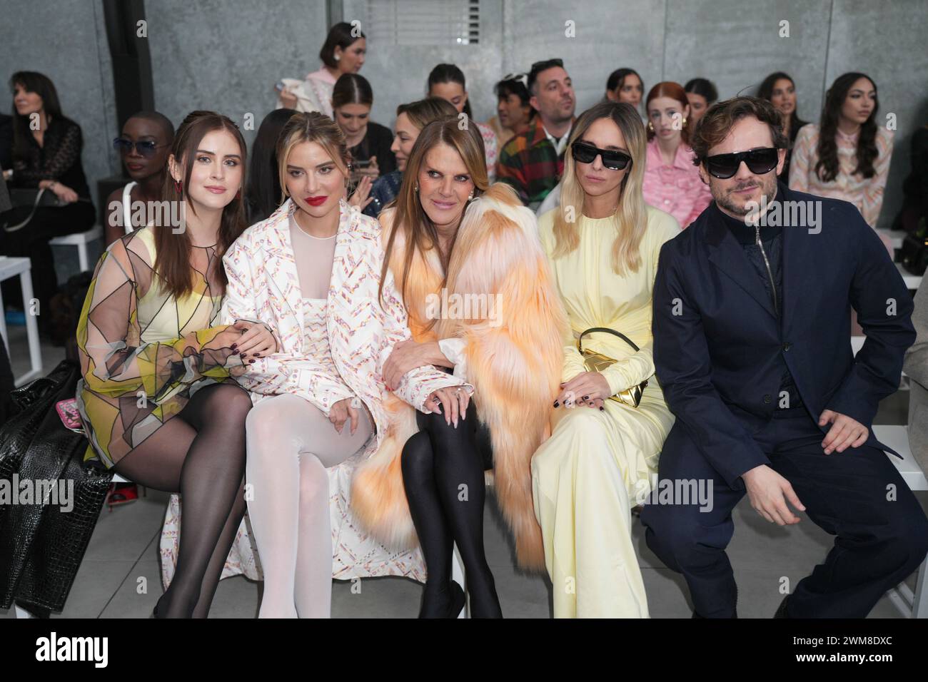 Milan, Italy. 24th Feb, 2024. Women's Fashion, Autumn Winter 2025 ...