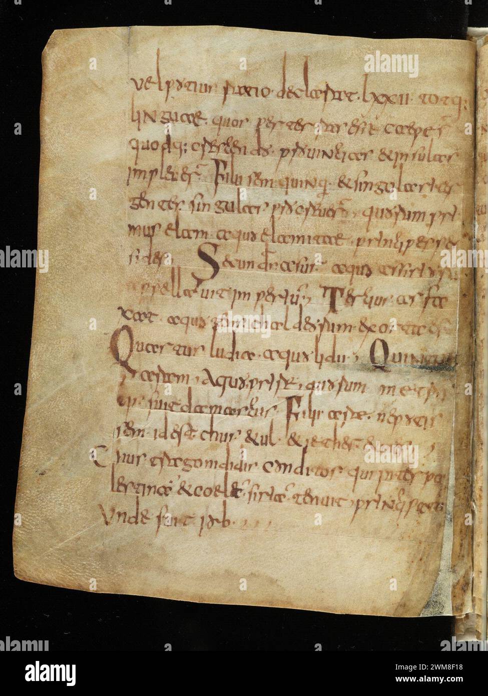 Cod. 611, f. 26v – Composite manuscript Merovingian excerpts from ...