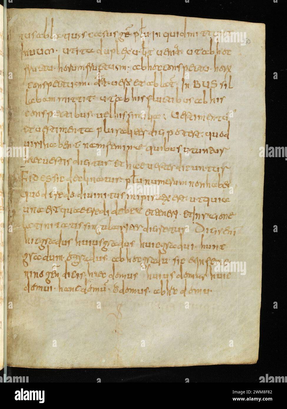 Cod. 611, f. 50r – Composite manuscript Merovingian excerpts from ...