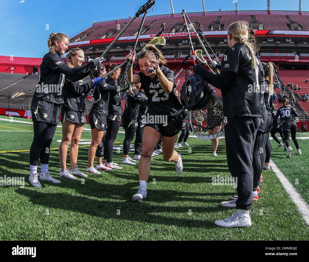 Piscataway, NJ, USA. 24th Feb, 2024. Army West Point attack Allison ...