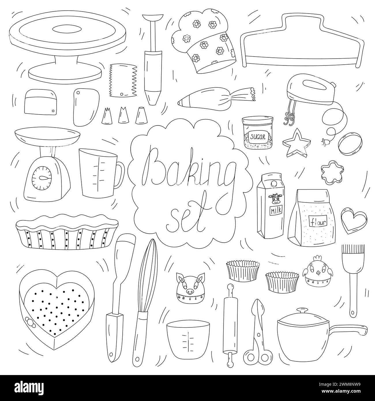 Baking plate Black and White Stock Photos & Images - Alamy