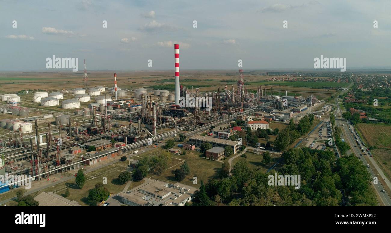 Drone refinery hi-res stock photography and images - Alamy