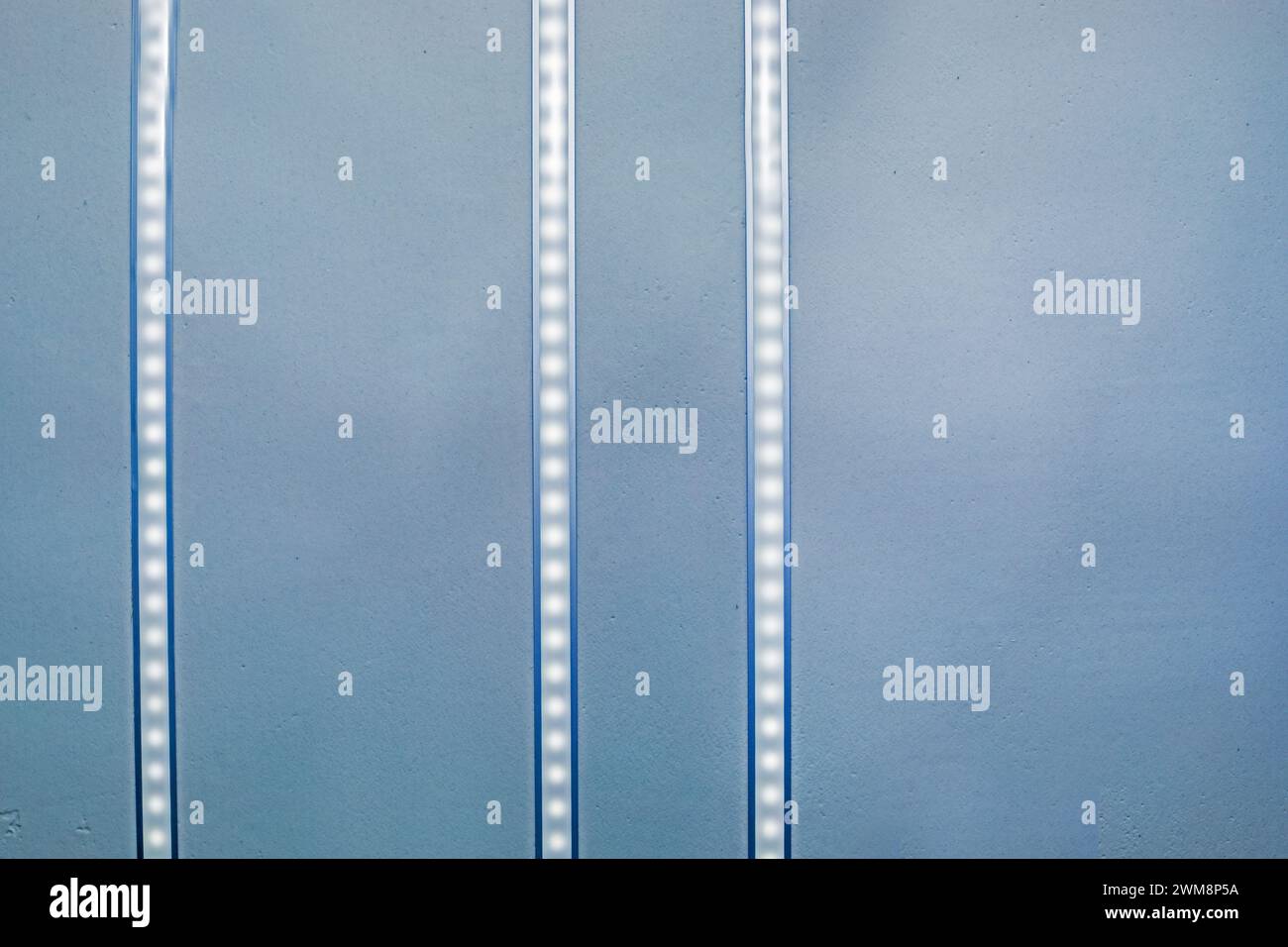 abstract wall background with LED strips. modern interior Stock Photo ...