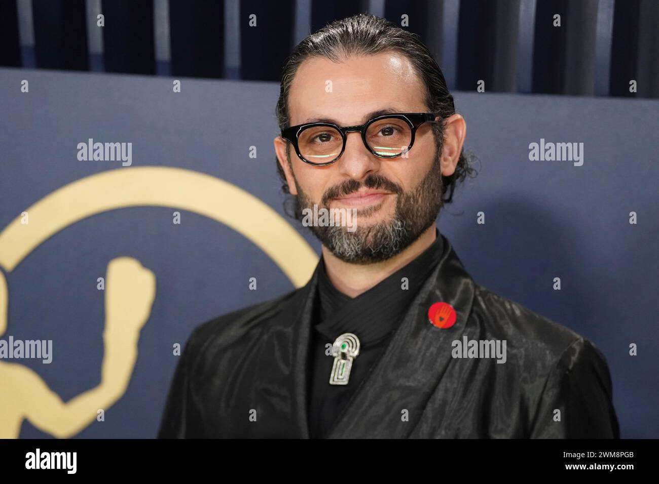 Arian Moayed arrives at the 30th annual Screen Actors Guild Awards on ...
