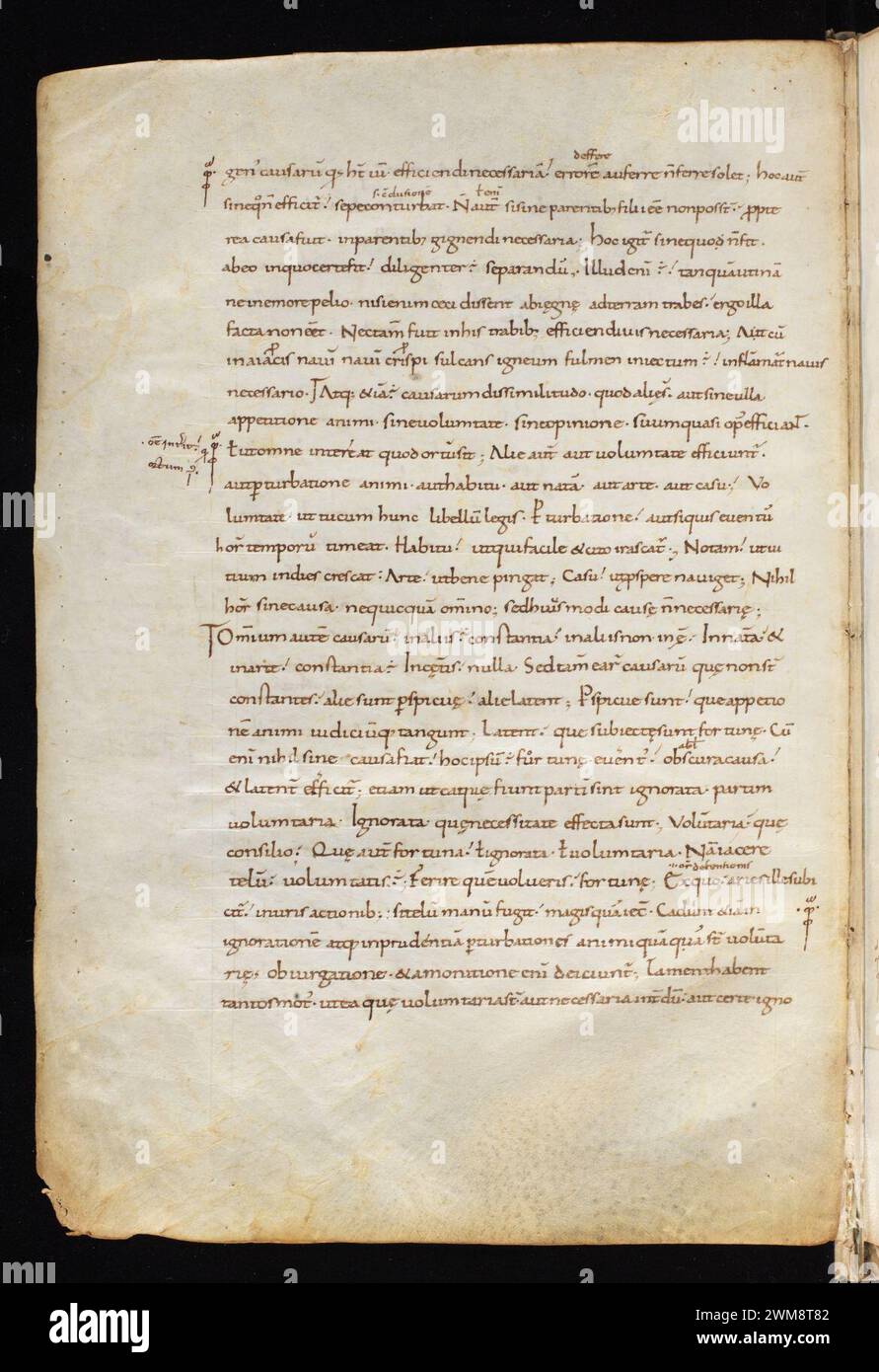Cod. C 219, f. 1 7v – A) Cicero Topica, B) Annaeus Florus Epitome ...