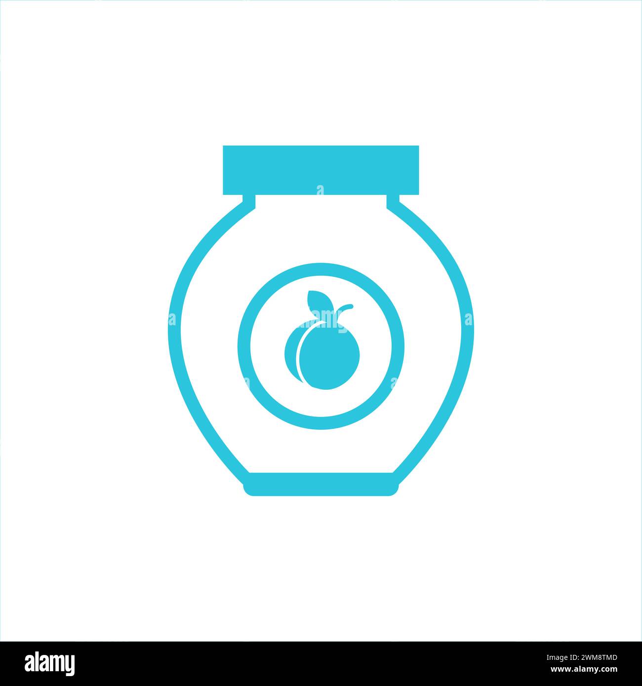 Food homemade sweet apricot Stock Vector Images - Alamy